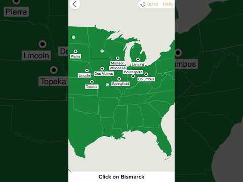 US State Capitals in the midwest 100% 0:18