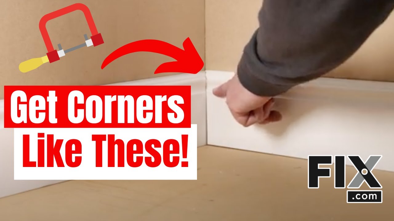 How to Cope Cut Molding - Fix.com