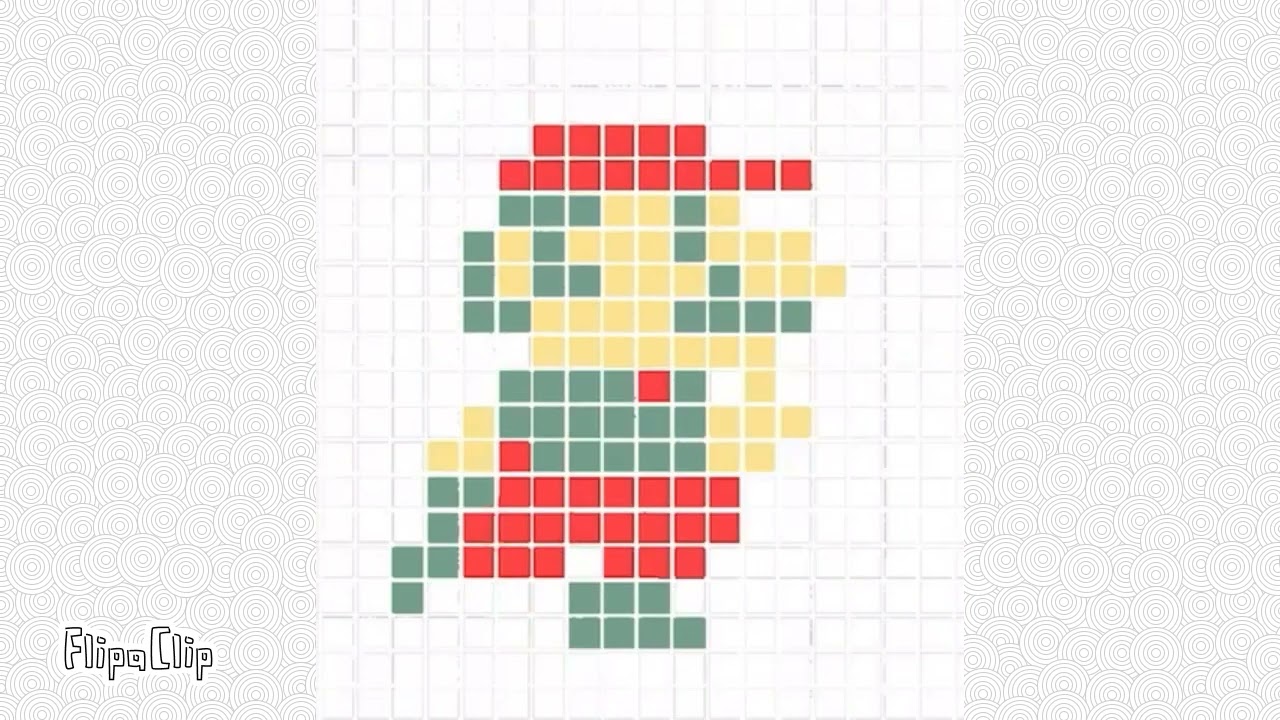 Mario running (pixel art animation)