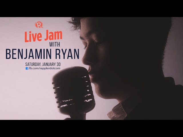 [WATCH] Rappler Live Jam: Benjamin Ryan
