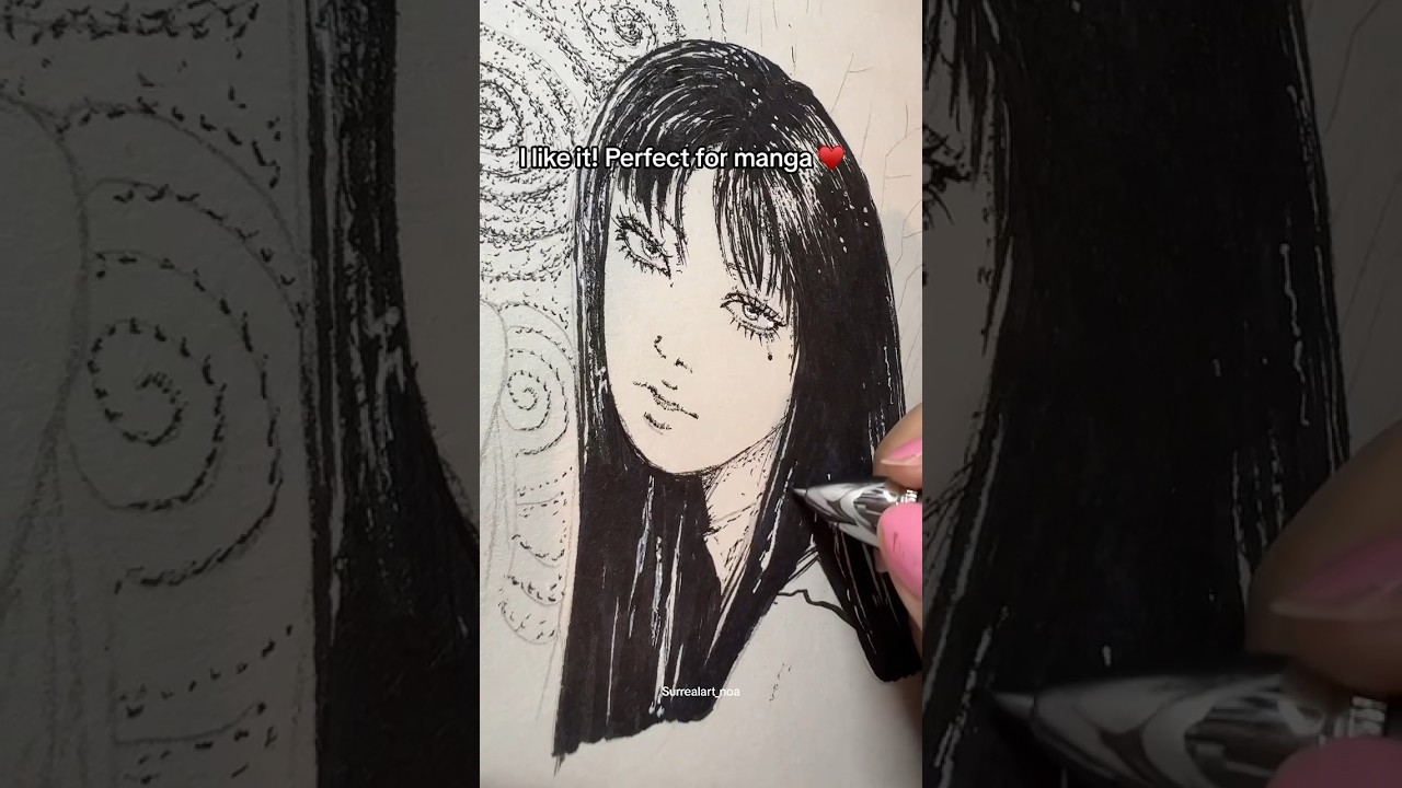 This pen will blow your mind🧠 @Dotspen  #junjiitocollection #tomie  #creative