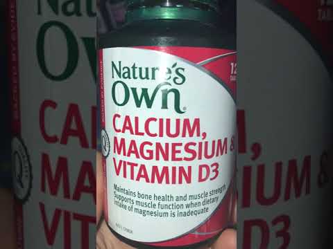 NATURE'S OWN - CALCIUM , MAGNESIUM & VITAMIN D3