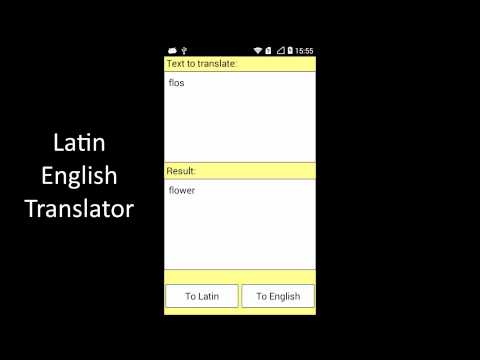Latin English Translator