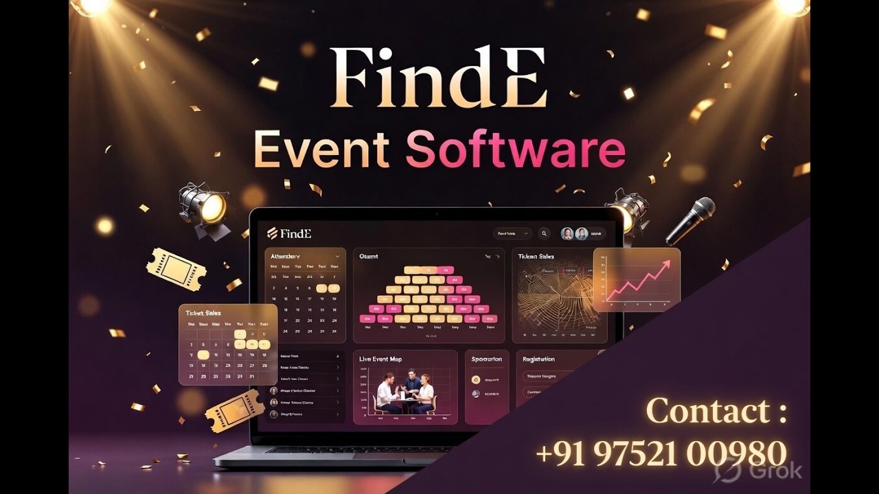 Best Find E Event Software | Smart Event Management & Ticket Booking Platform