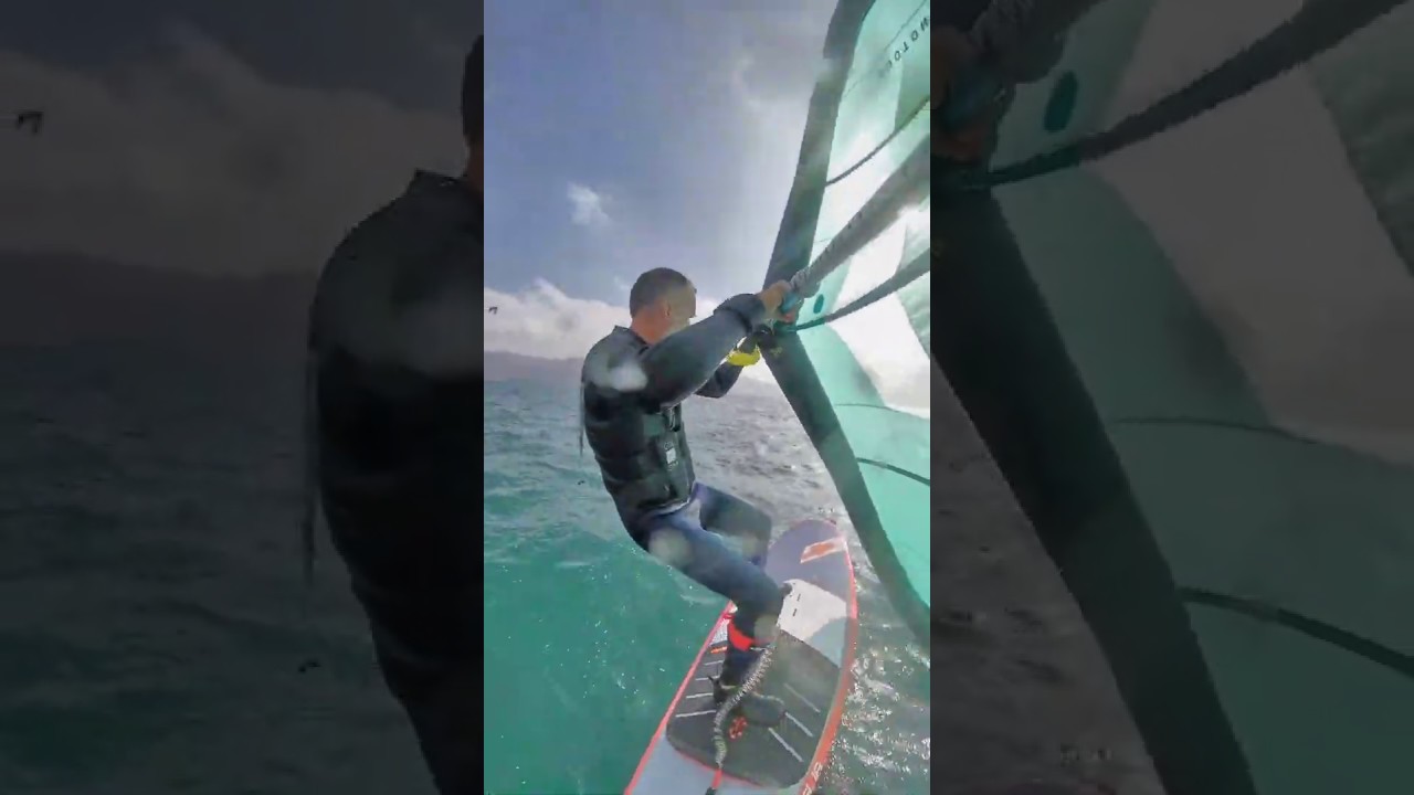 Learning to foil - the crash..