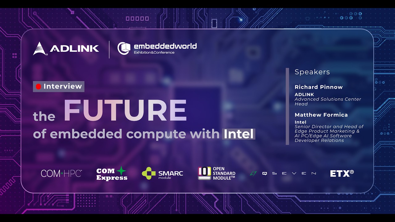 Inside ADLINK x INTEL: Intel® Core™ COM Innovations at Embedded World 2026
