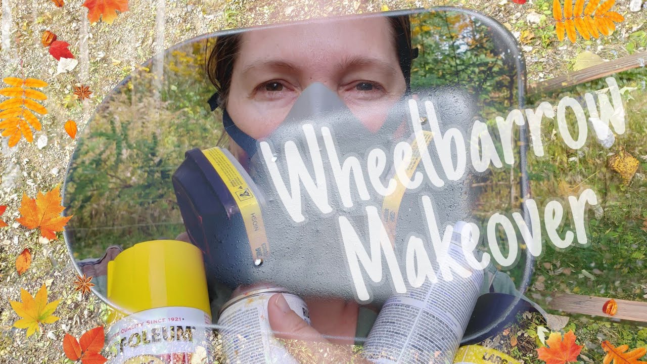 Wheelbarrow Makeover - Fun Paint Job