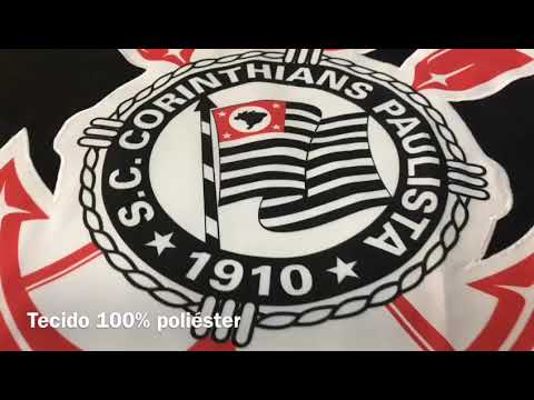 Bandeira Do Corinthians Grande 3 Panos (1,92x1,35) Oficial | Mercado Livre