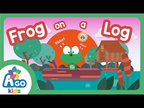 Frog On a Log Song - There Is genera…: English ESL video lessons
