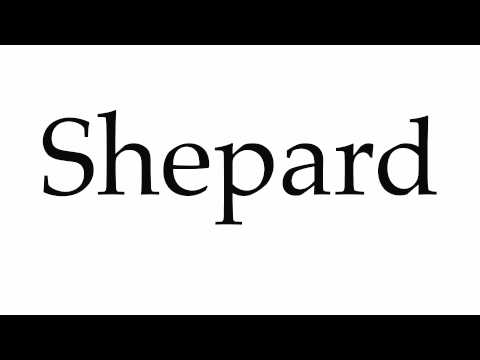 How to Pronounce Shepard