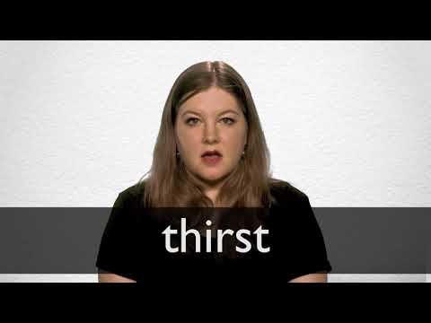 How to pronounce THIRST in British English