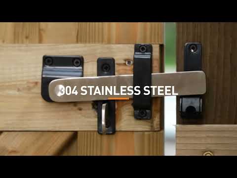 GATEMATE® ADVANCED HARDWARE HEAVY SUFFOLK LATCH | BLACK | Birkdale
