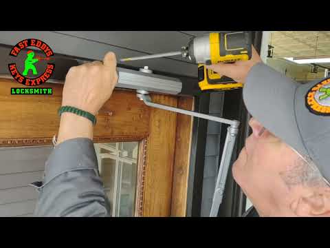Replacing a Door Damper And Installing a Norton Door Closer @fasteddyskeysexpress