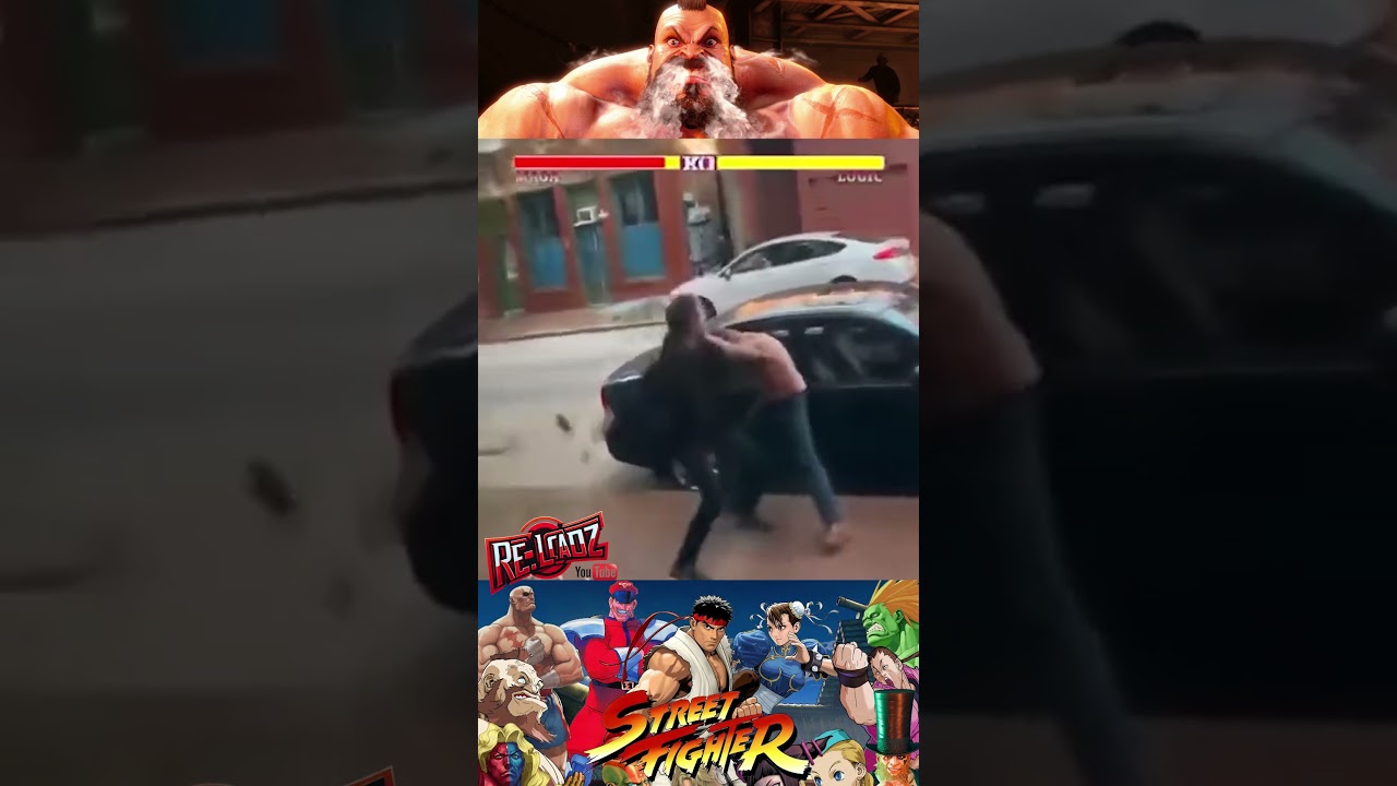 🥊Street fight turned Street Fighter🥊 #streetfighter #funny #fight