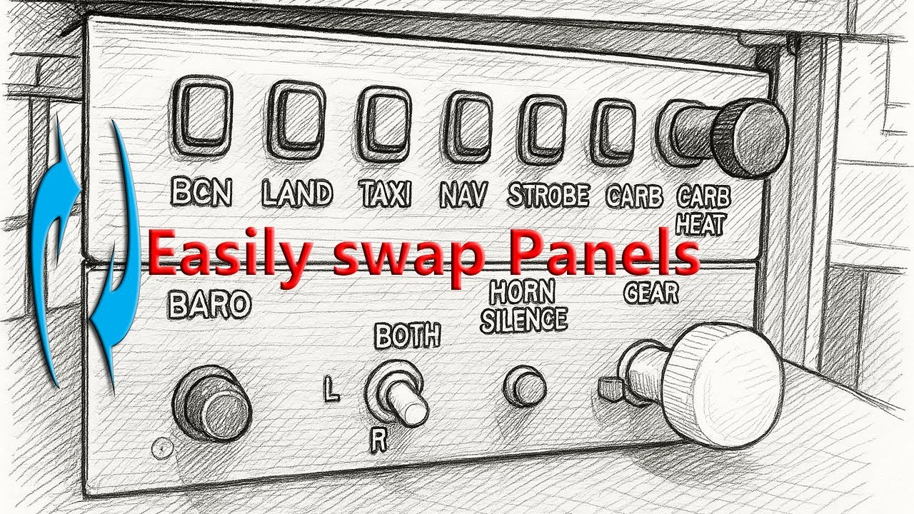 Modular Flight Simulator Panels and Botton Boxes - Home Cockpit ...