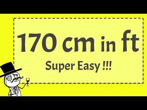 170 CM in FOOT - (SUPER EASY!!! )