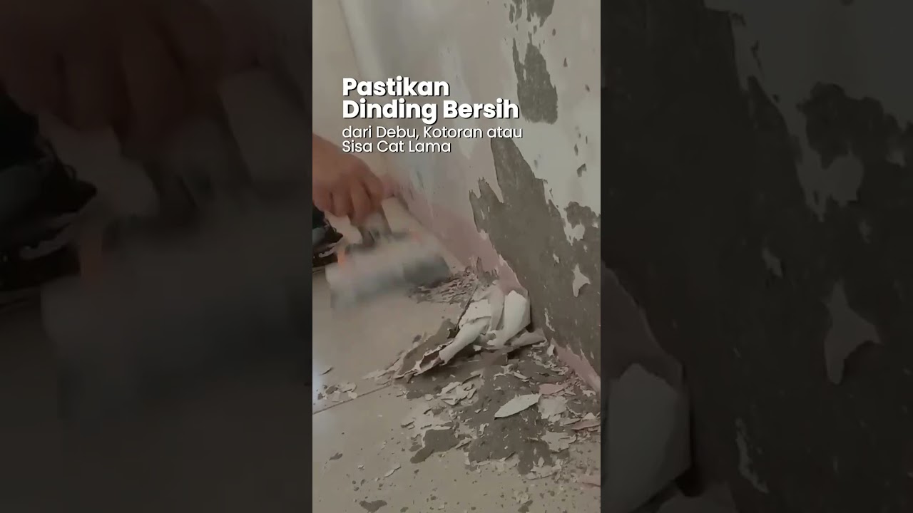Tips buat kamu yang mau cat ulang dinding dirumah biar hasilnya mulus dan gak dempul 😉
