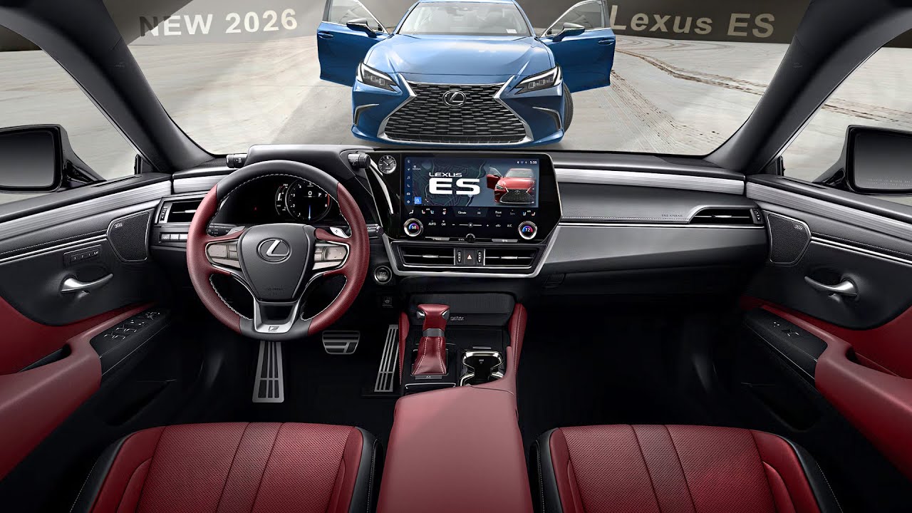 Fresh 2026 Lexus ES Comes Virtually With Massive Roster of New Colors ...