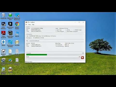 Create ISO image file of window 7/10