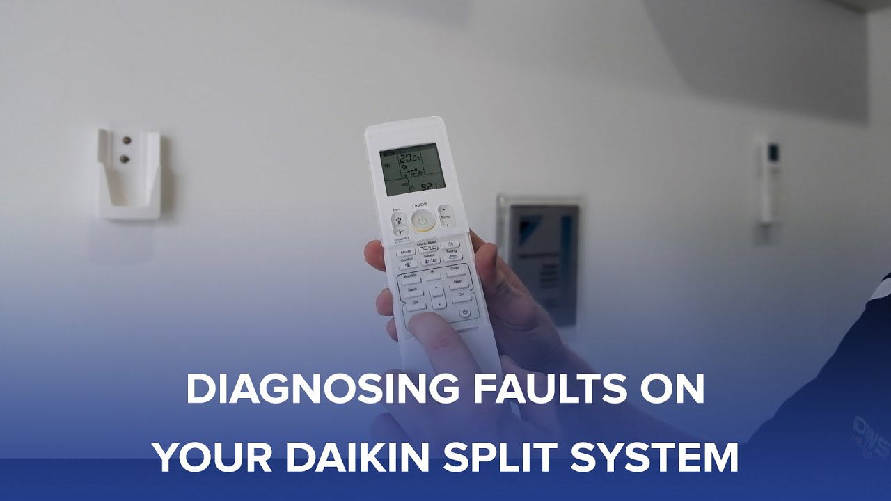 How to fault find and troubleshoot Daikin air-conditioner with flashing light