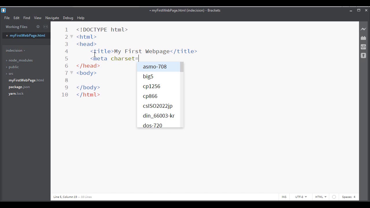 How To Create a Basic HTML5 Page