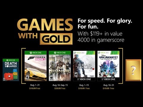 Xbox Games With Gold for August 2018 Revealed - Best Month Ever?