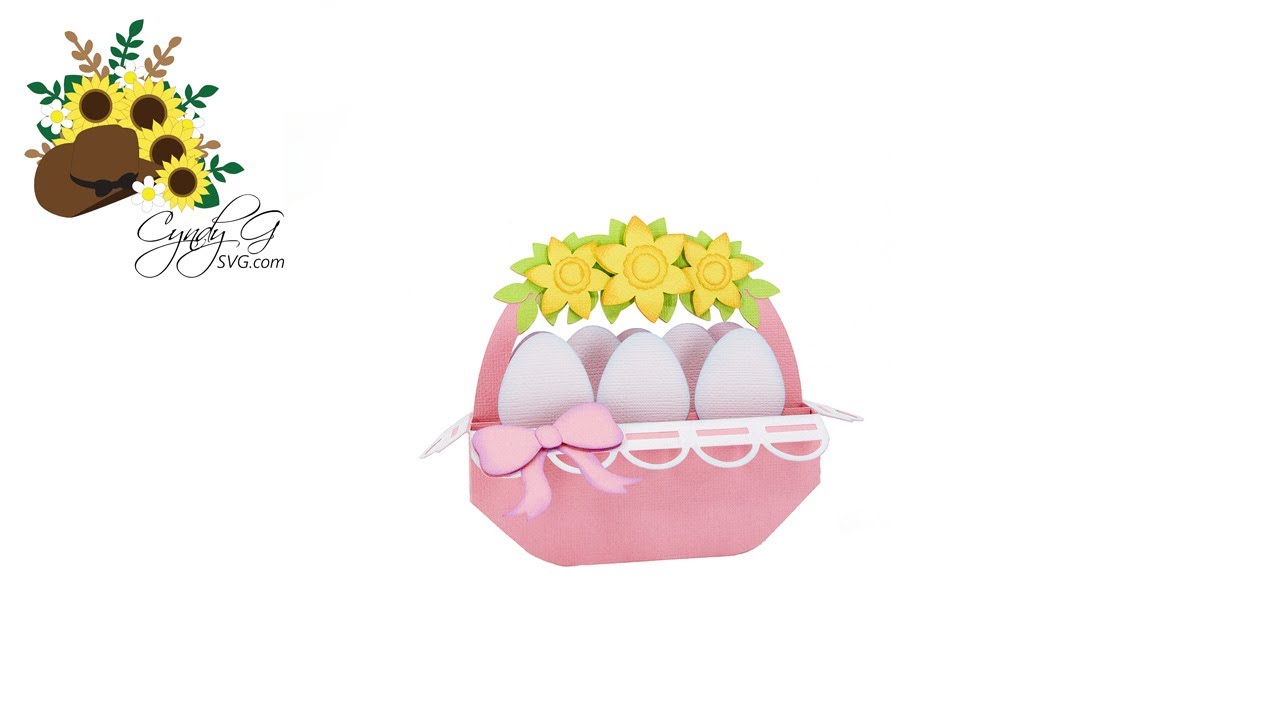 Egg Basket Box Card SVG Assembly Tutorial