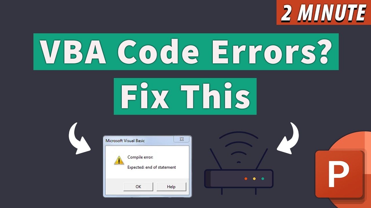 How to Fix VBA Errors When Using ChatGPT For PowerPoint