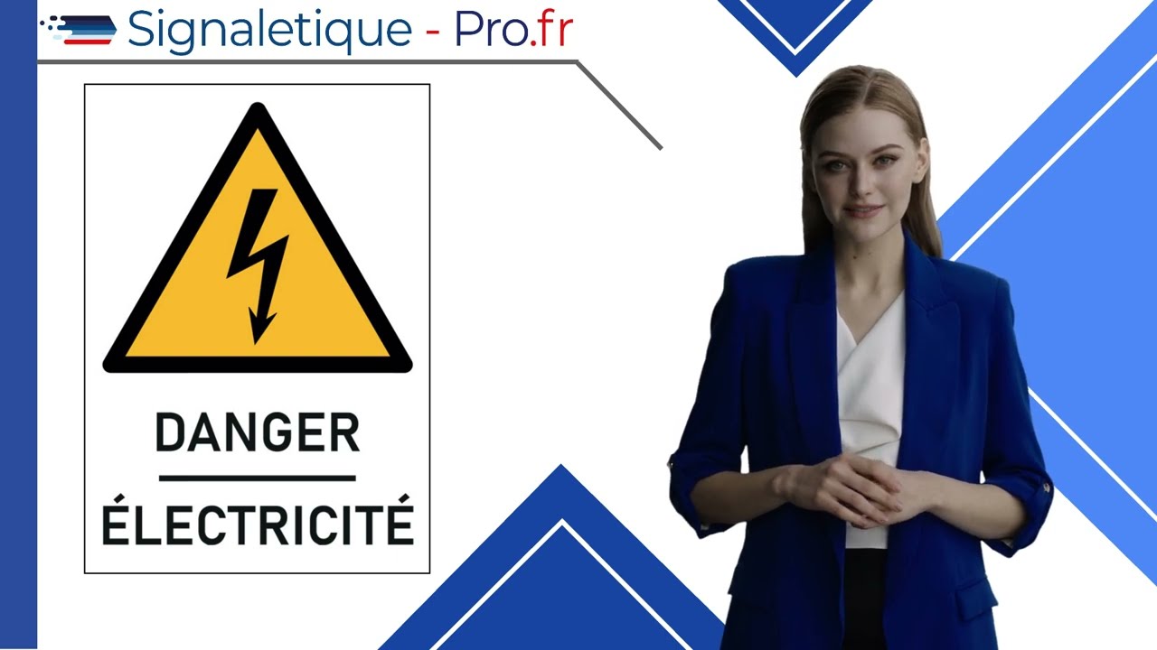 Pictogrammes de danger électrique: ne prenez aucun risque