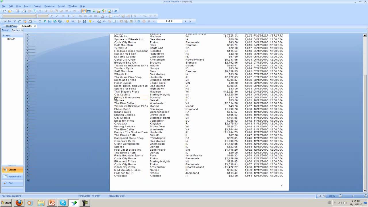 LearnBOBJ: Generating Your First Report Using Crystal Reports 2008