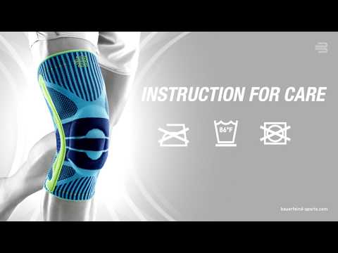 BAUERFEIND Sports Knee Support Doffing Guide