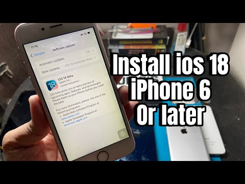 Install ios 18 iPhone 6s