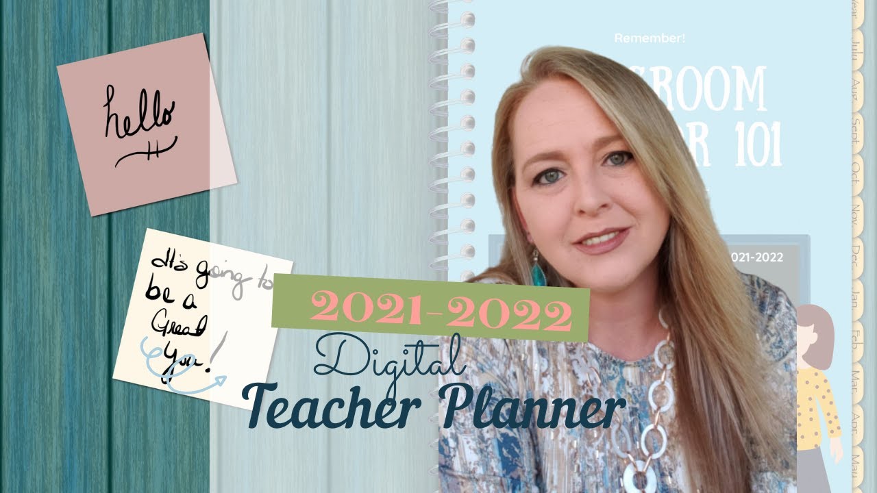2021 2022 Digital Teacher Planner