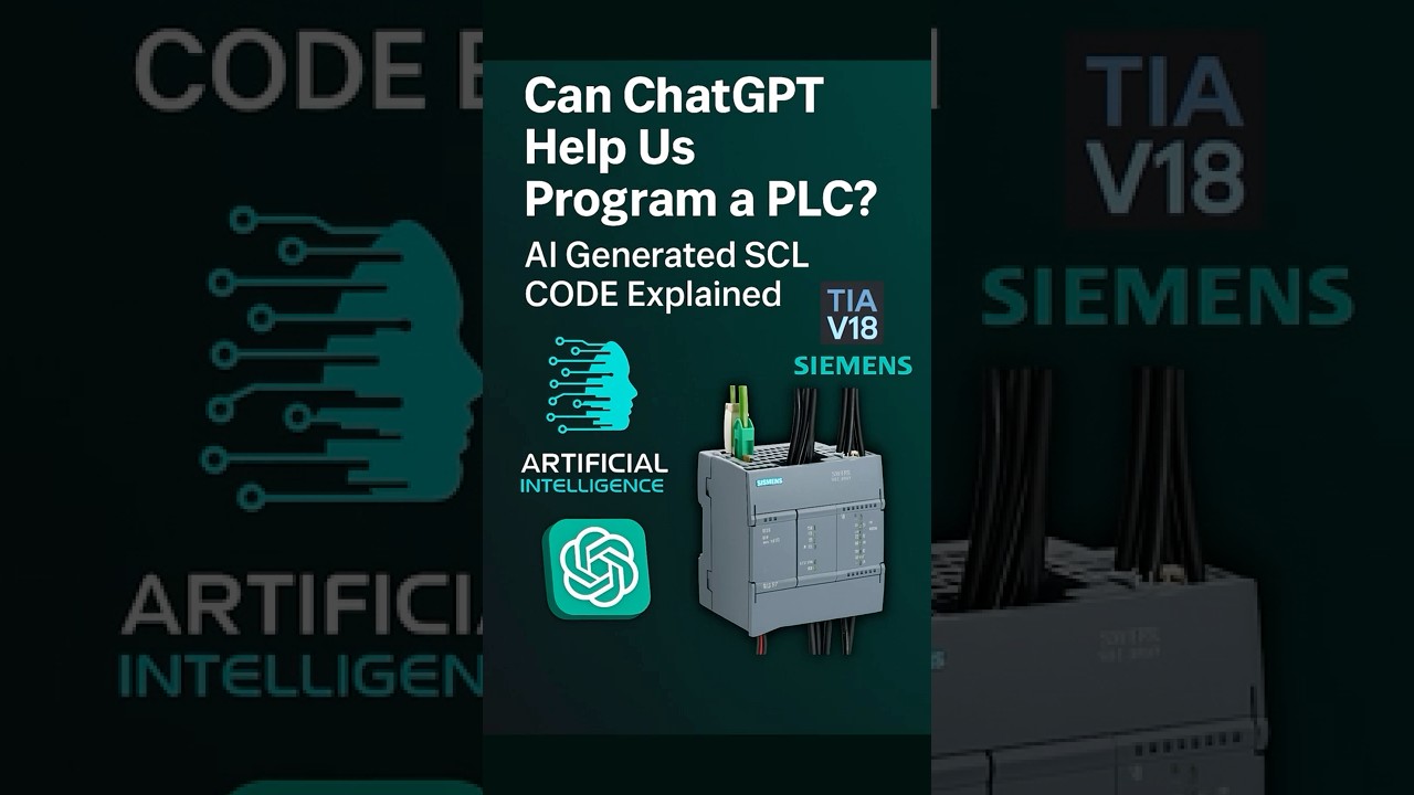 Can ChatGPT Help Us Program a PLC? | SCL AI generated Code #industrialautomation #plcprogramming