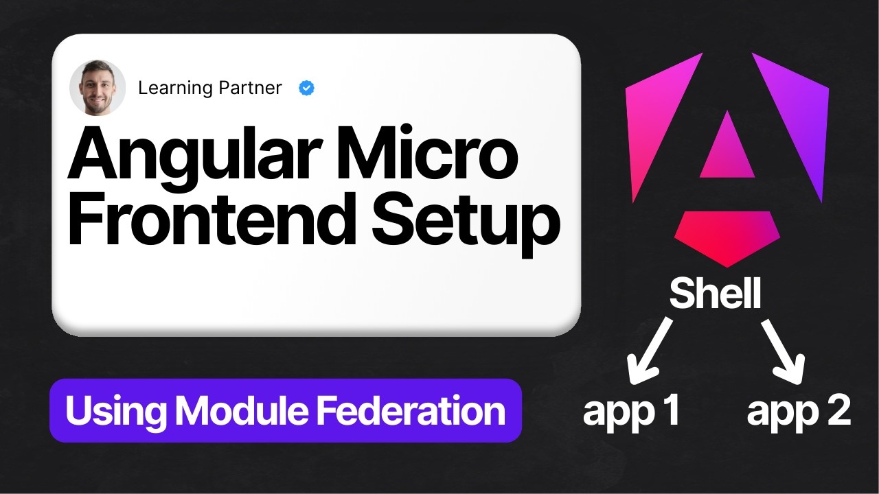 Angular Micro Frontend using Module Federation 🚀 | Complete Setup Step-by-Step | From Scratch