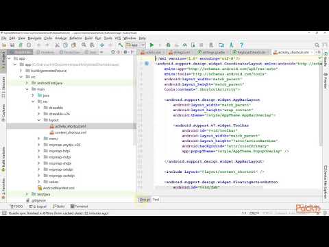 Learn Firebase and Android Pie Create Layout with Input for Shortcut Key Descriptn Photo ...