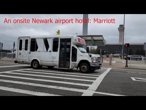 In a minute: Marriott Liberty as an onsite Newark international airport hotel