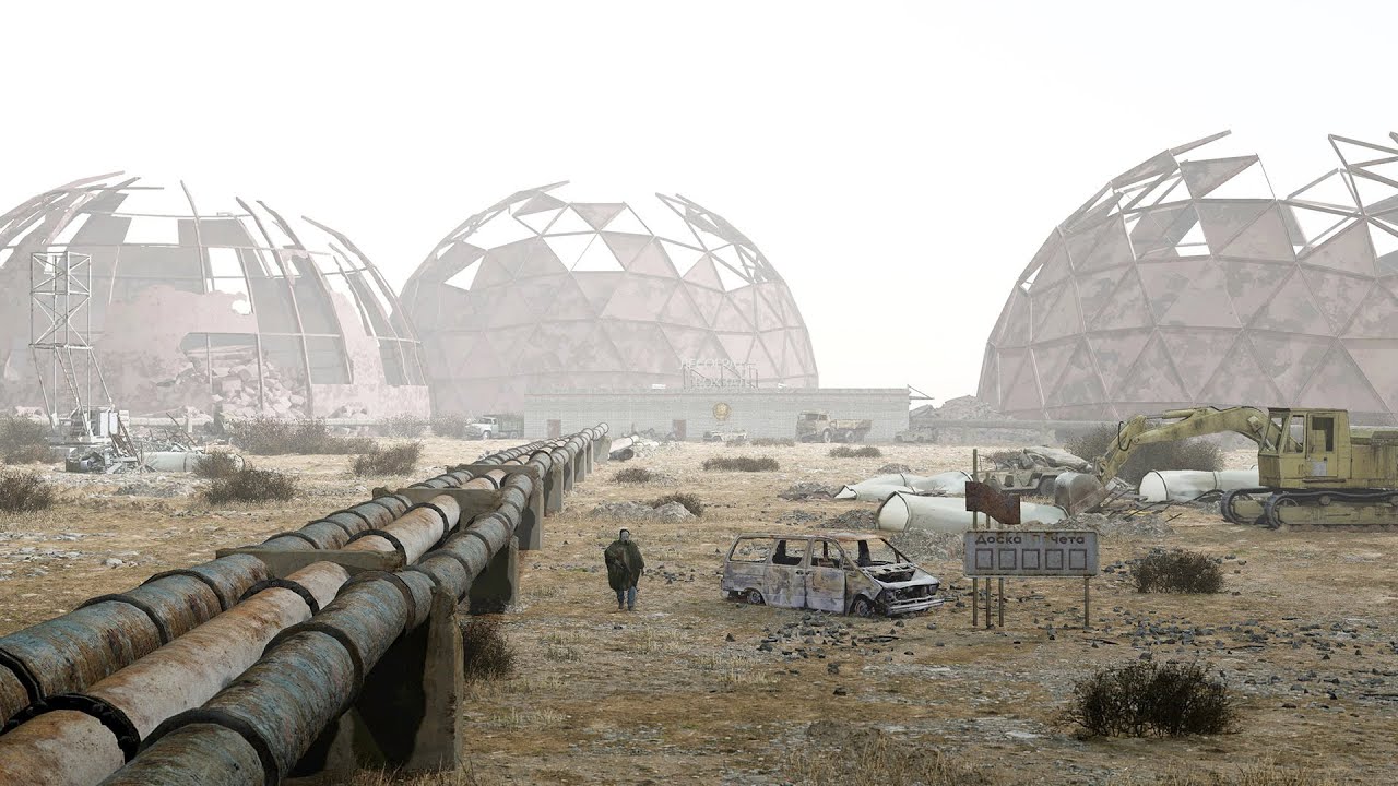 Gmod backgrounds with hl1 ending theme over them