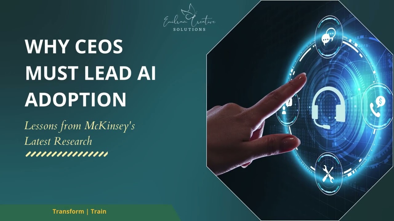 Why CEOs Must Lead AI Adoption