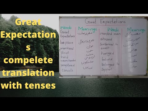 Great Expectations by Charles Dickens// Great Expectation 10th class translation in urdu//