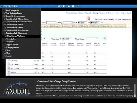 Electronic Medical Records Training Simulations