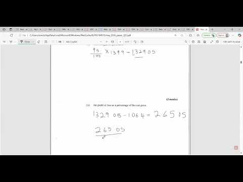 CXC MATH PAPER 2 2025