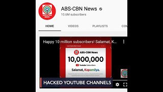 Hackers attack ABS-CBN News’ YouTube channels