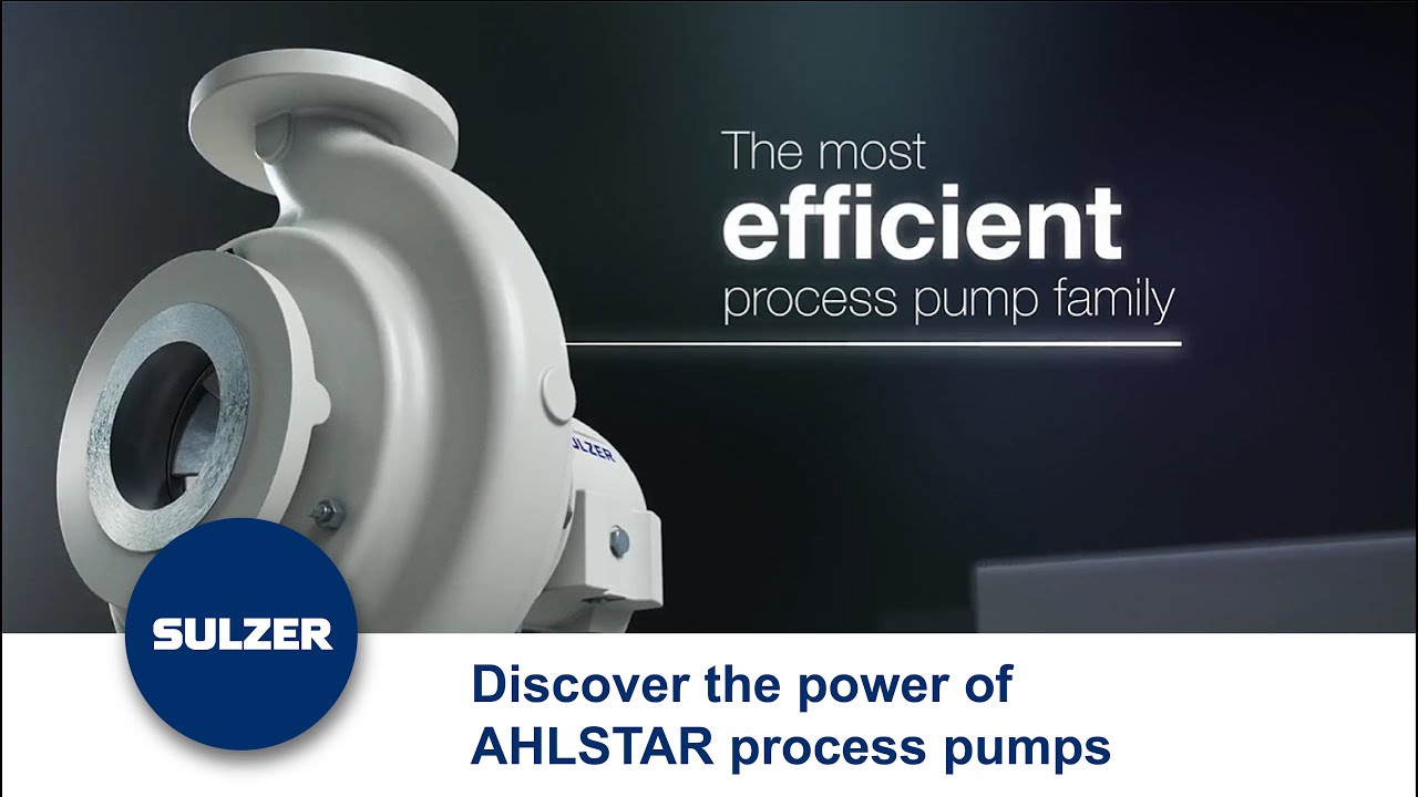 Versatile and efficient AHLSTAR pumping solutions from Sulzer