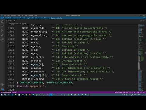 PE file format part1 - DOS Headers, Signature, File Header