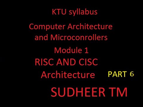 RISC and CISC Architecture- Comparison
