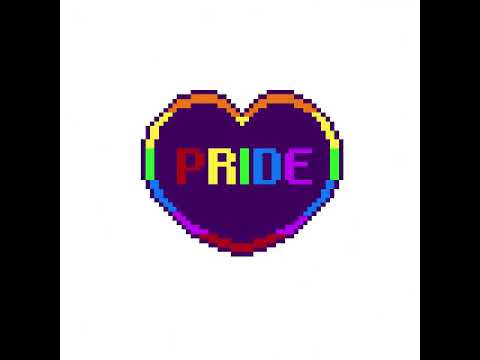 Color by number Pride art #youtubepridechallenge