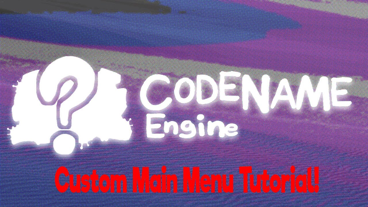 How to easily make a CUSTOM Main Menu in Codename Engine.