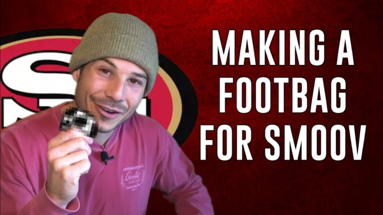 Making a Custom @49ers Hacky Sack for Smoov @smoovmoves Footbag