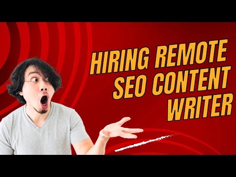 Remote SEO Content Writerjob at E-Commerce Saas | Open to people anywhere in the world